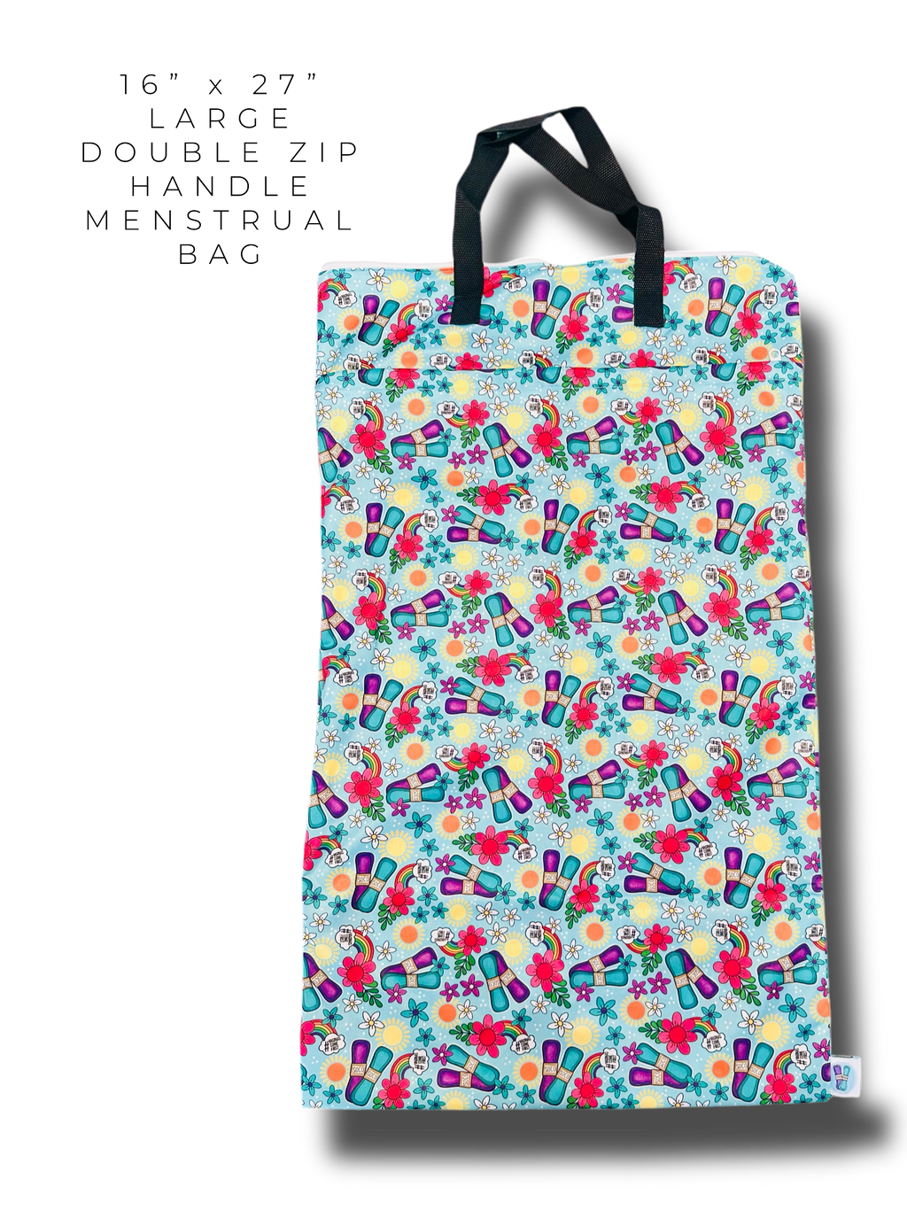 SoCo Large Blue Menstrual Bag – SoCo Studio