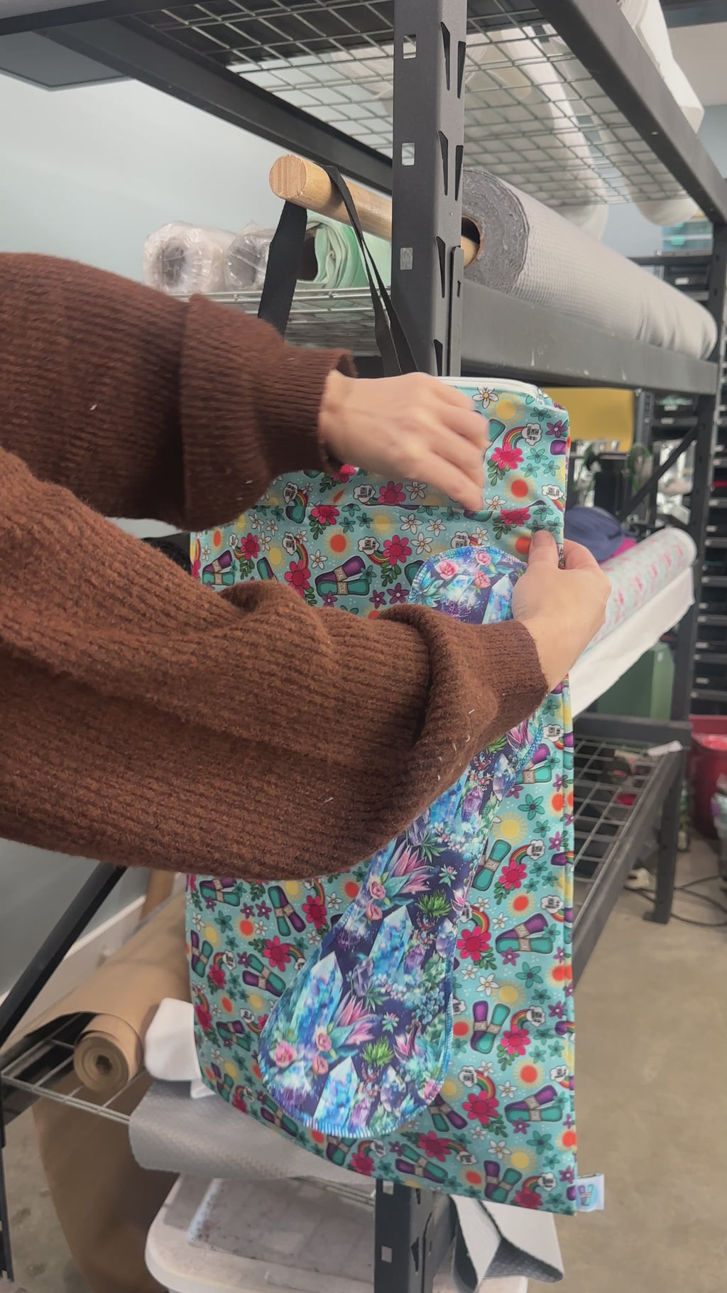 SoCo Large Blue Menstrual Bag – SoCo Studio